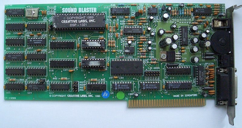 "Snark Barker" - Build your own 1989 Sound Blaster card