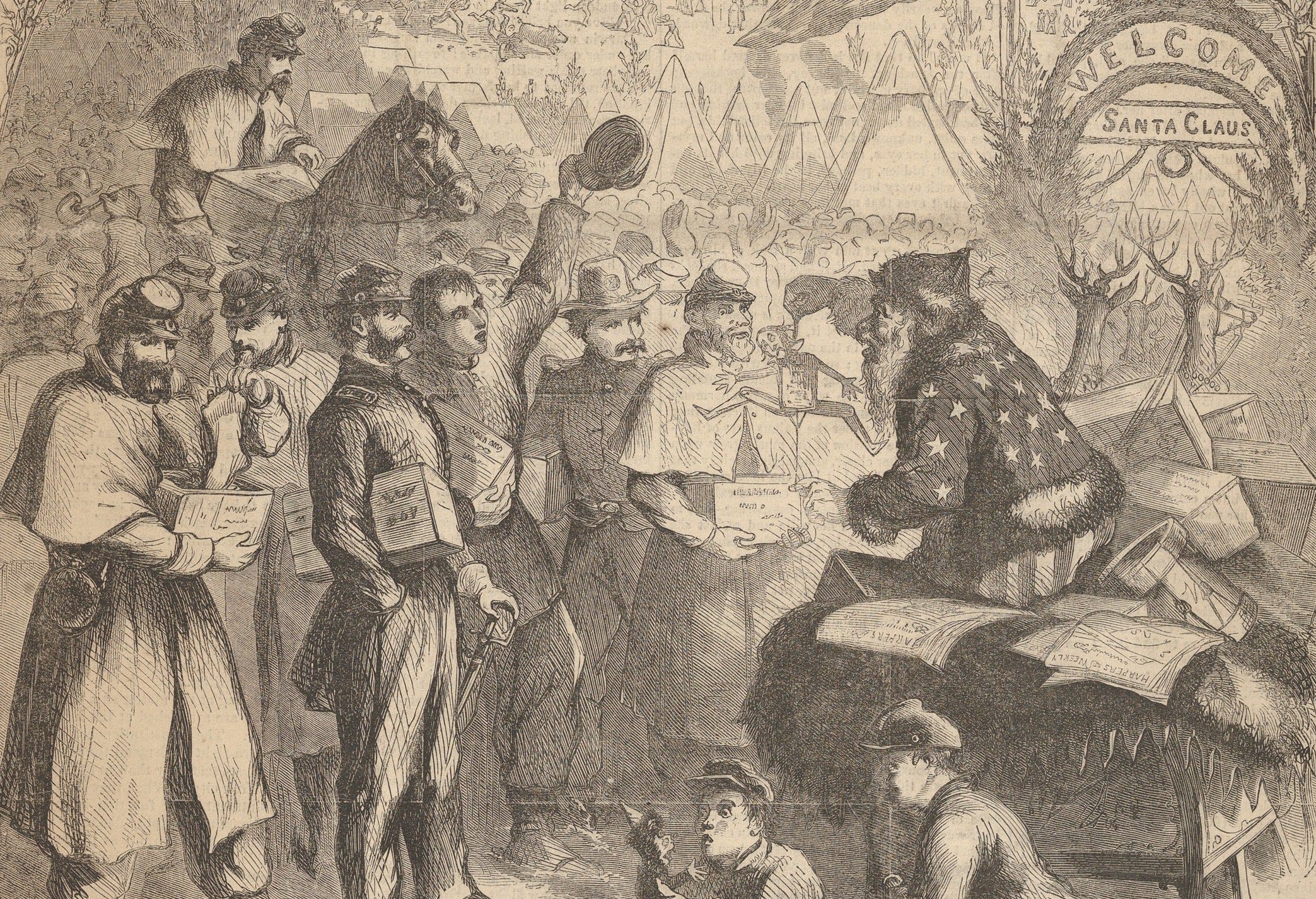 Union propaganda introduced Santa Claus to America