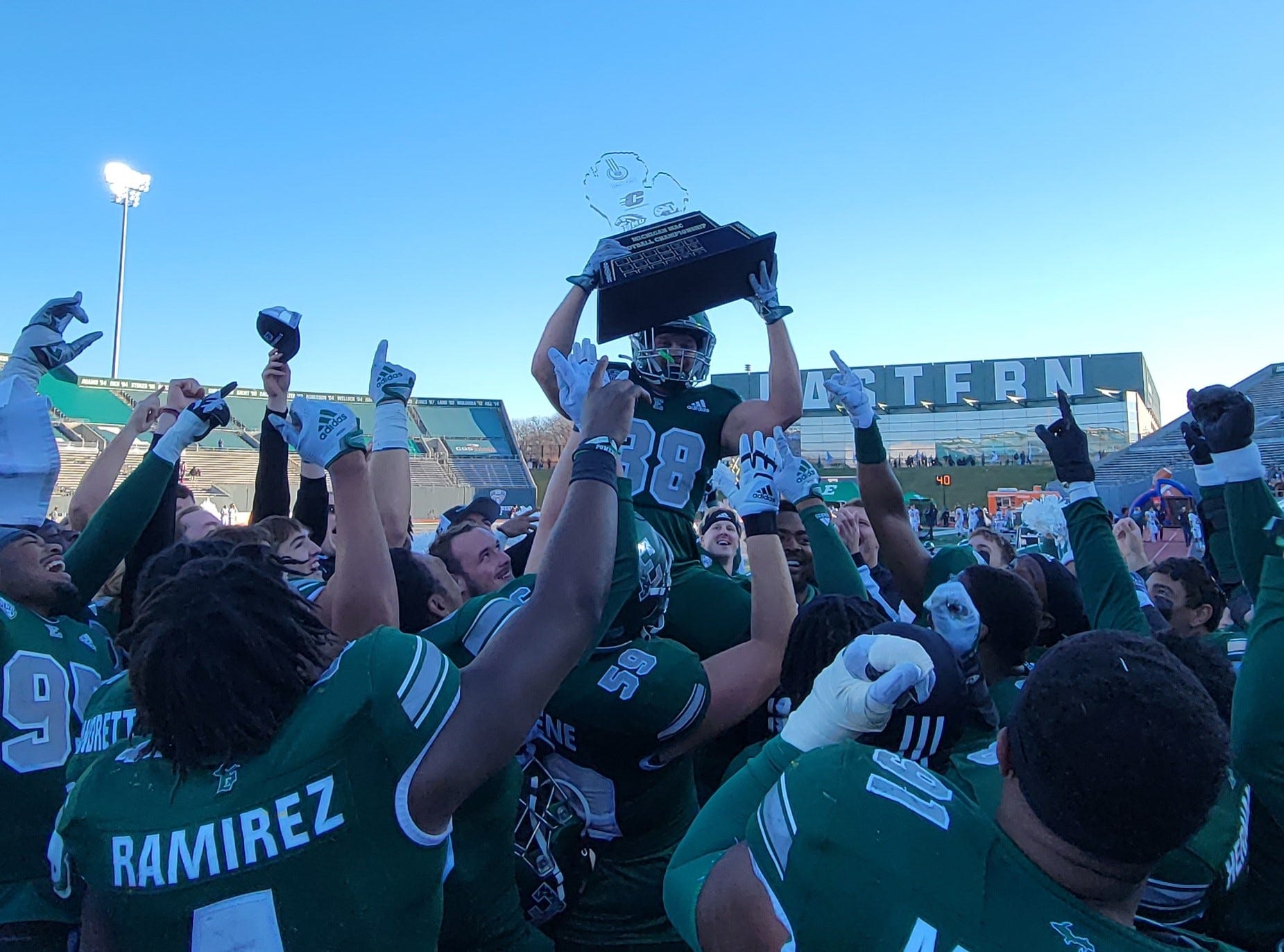 EMU Dominates CMU for Michigan MAC - by Alex Alvarado