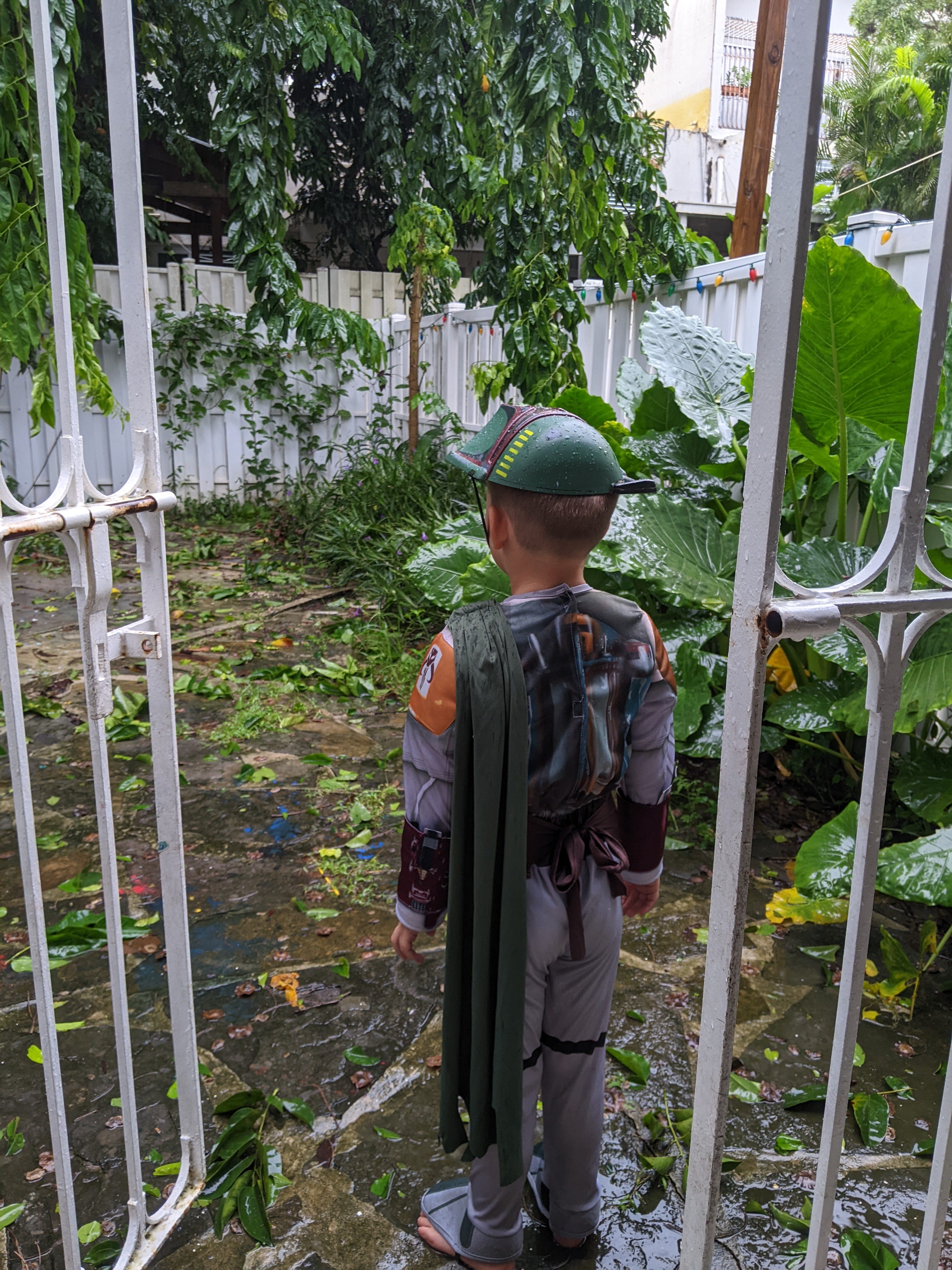 Sheltering from the storm, then the aftermath - by Jenna