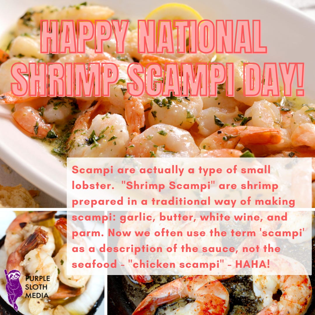 Happy National Shrimp Scampi Day! - by Tamiza Z. Teja