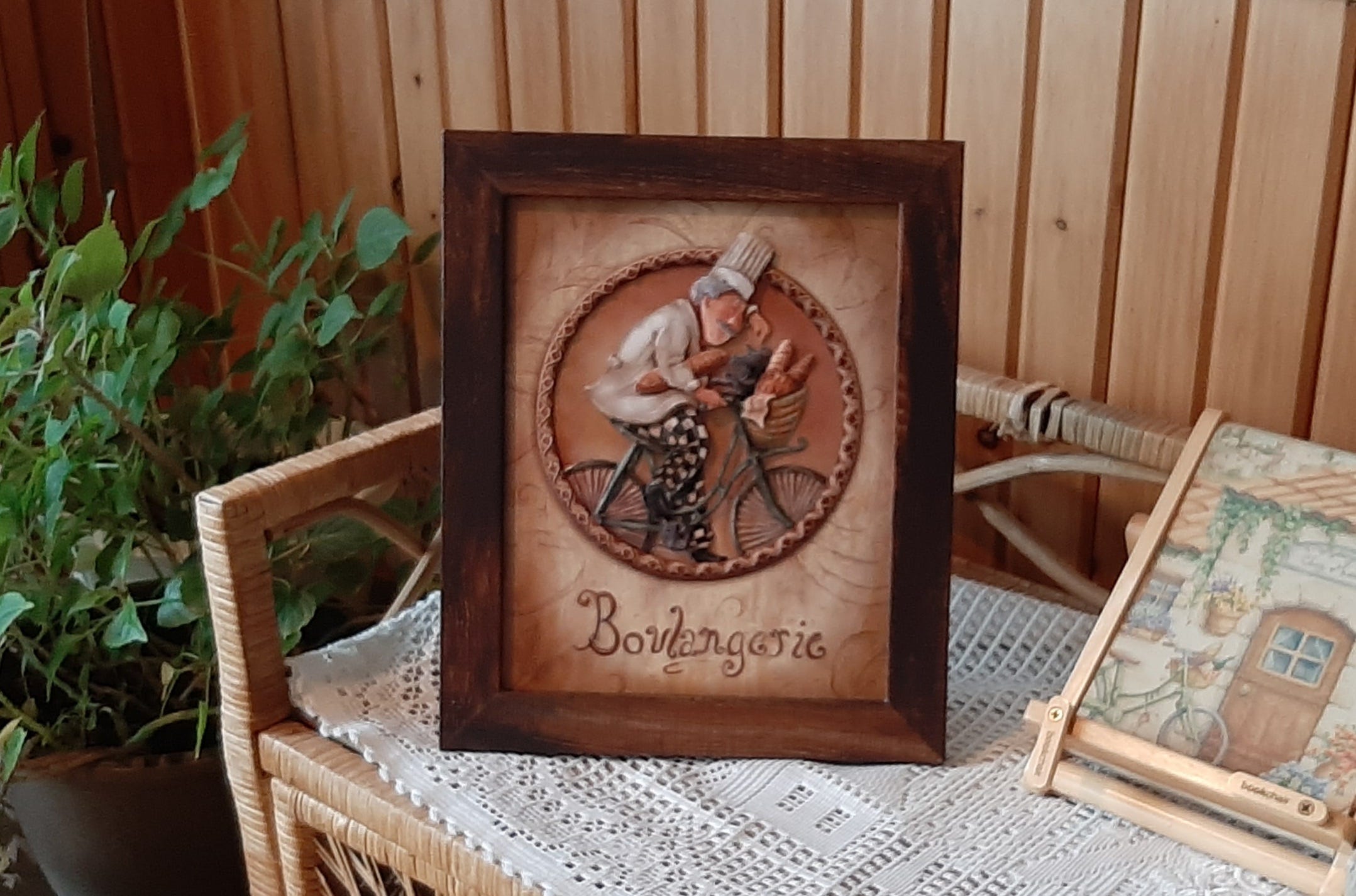 Framing paper tole art - by Jillian Page