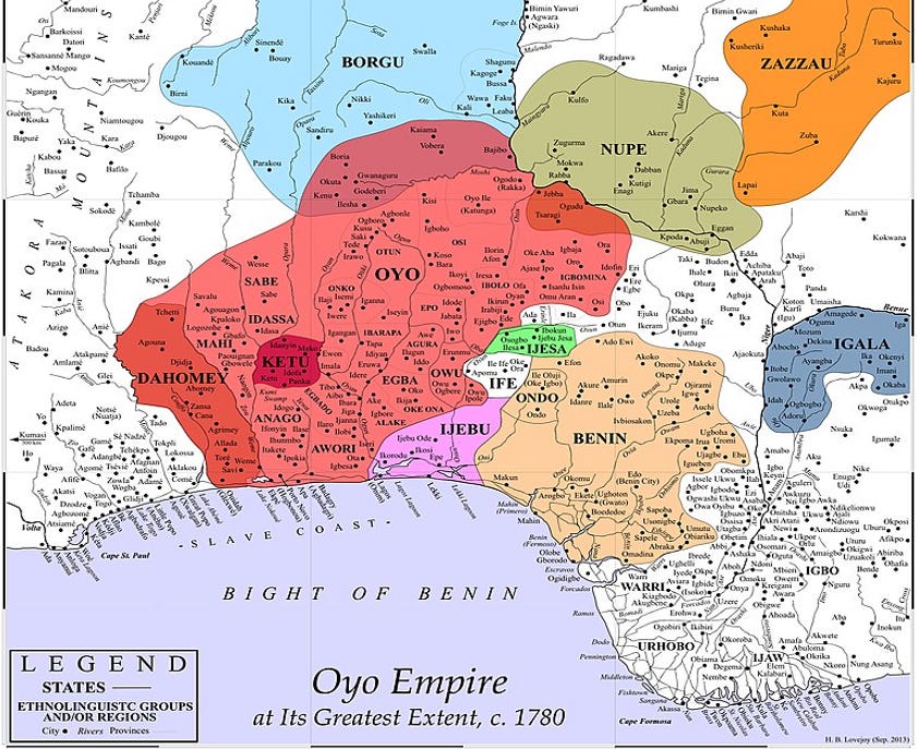 Empire building and Government in the Yorubaland: a history of Oyo (1600-1836)