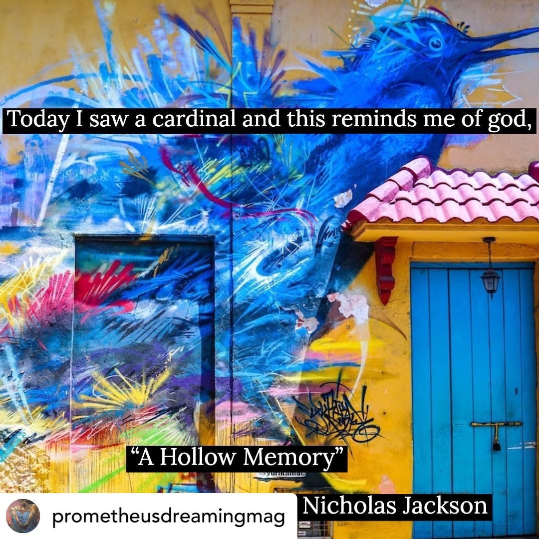 New poem publication - by Nicholas Charles