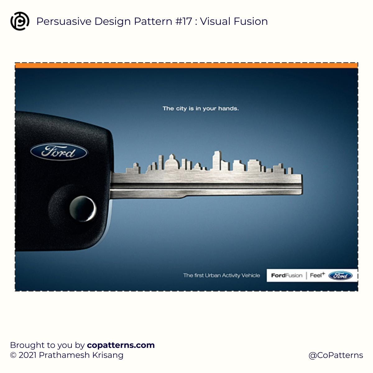 Persuasive Design Pattern #17 : Visual Fusion