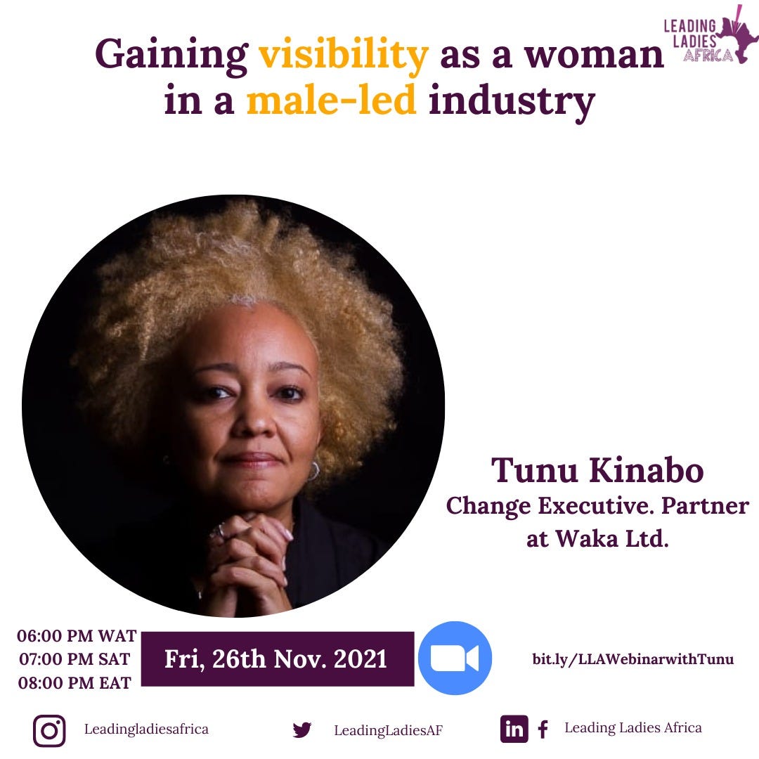 Attend Webinar with Tunu Kinabo + Set Up Second Meeting With Your Mentor