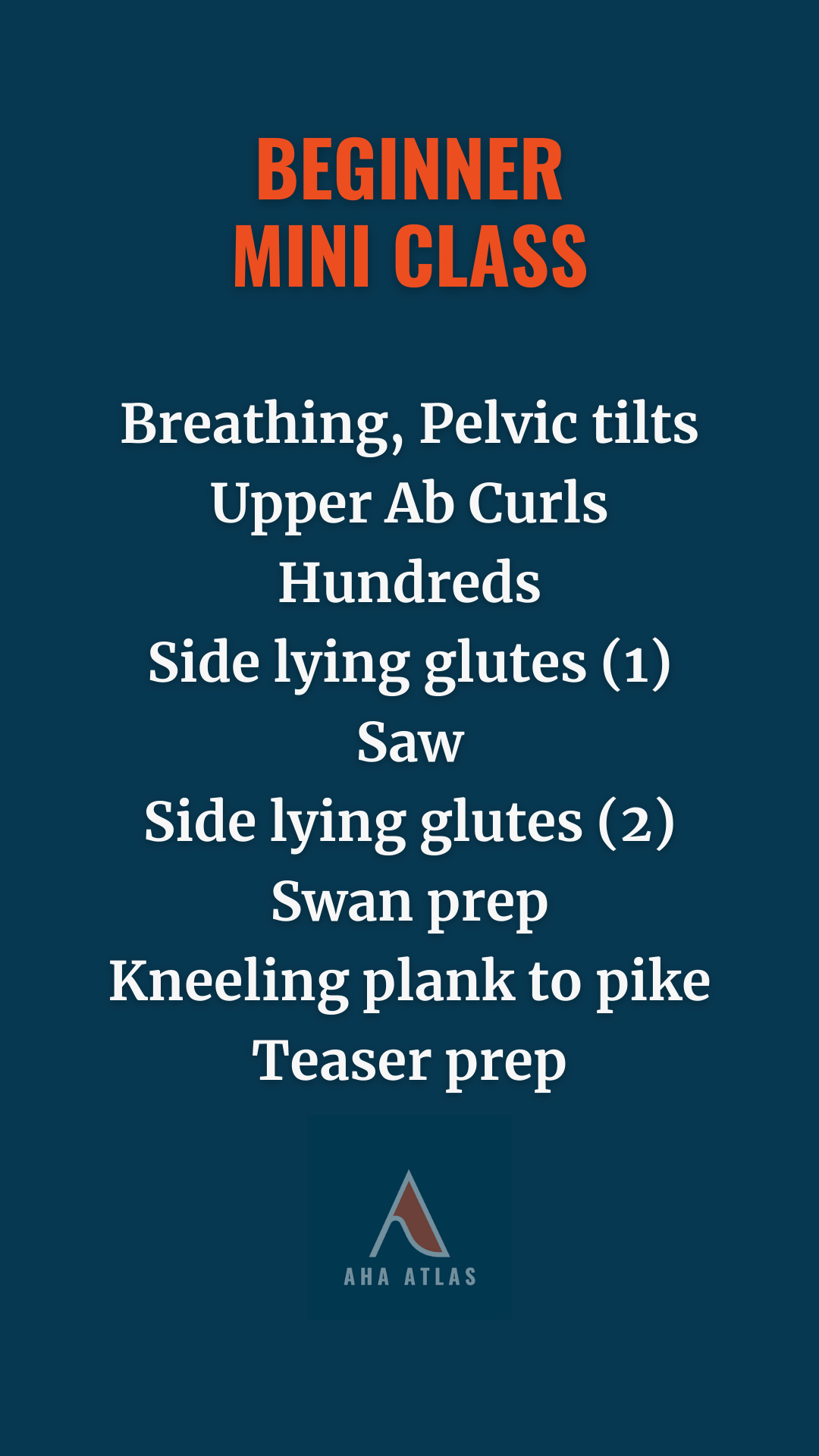 Aha Atlas Video Newsletter | Issue 8 | How to Teach a Beginner Class ...