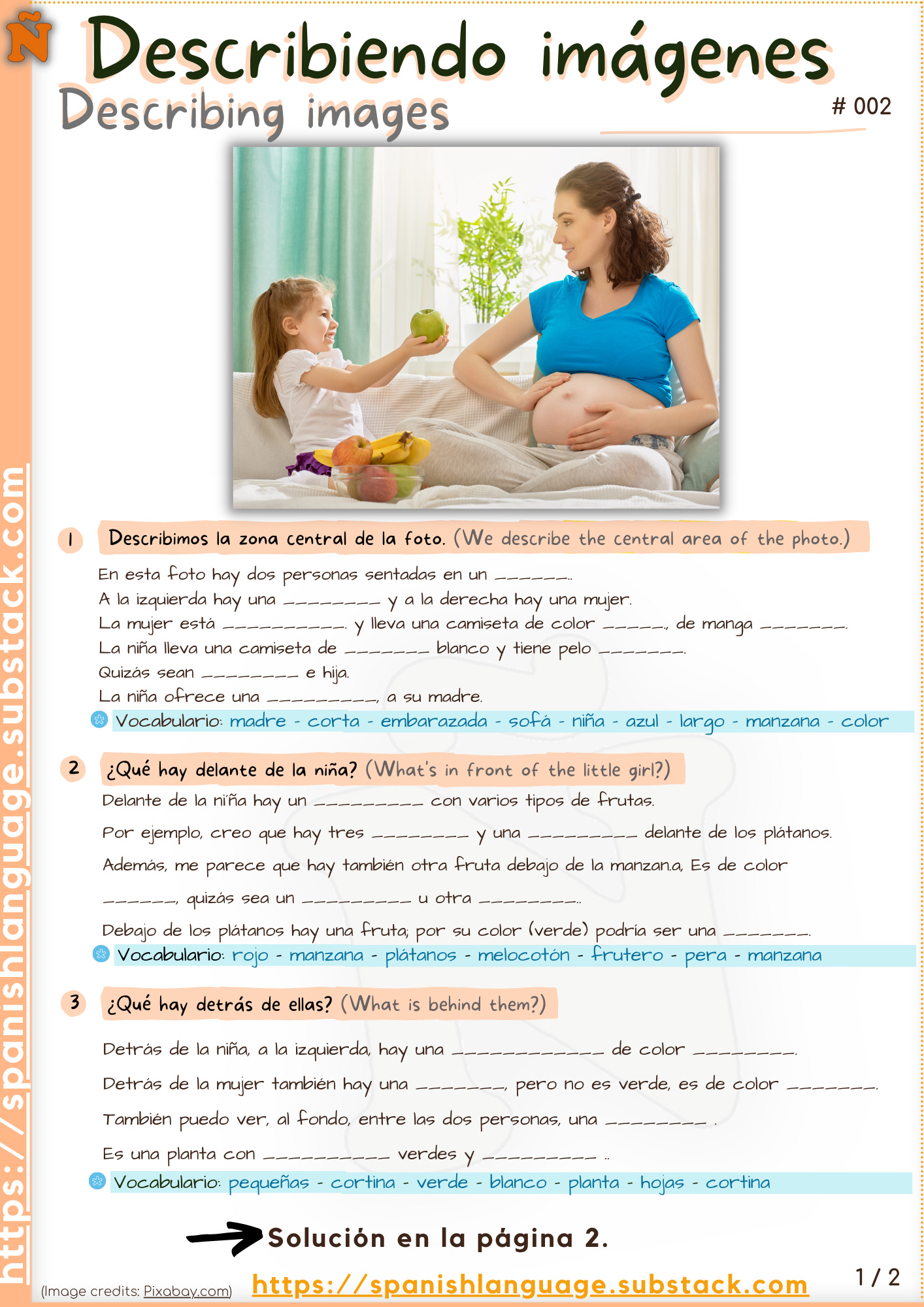 Describiendo Imágenes en español (002)