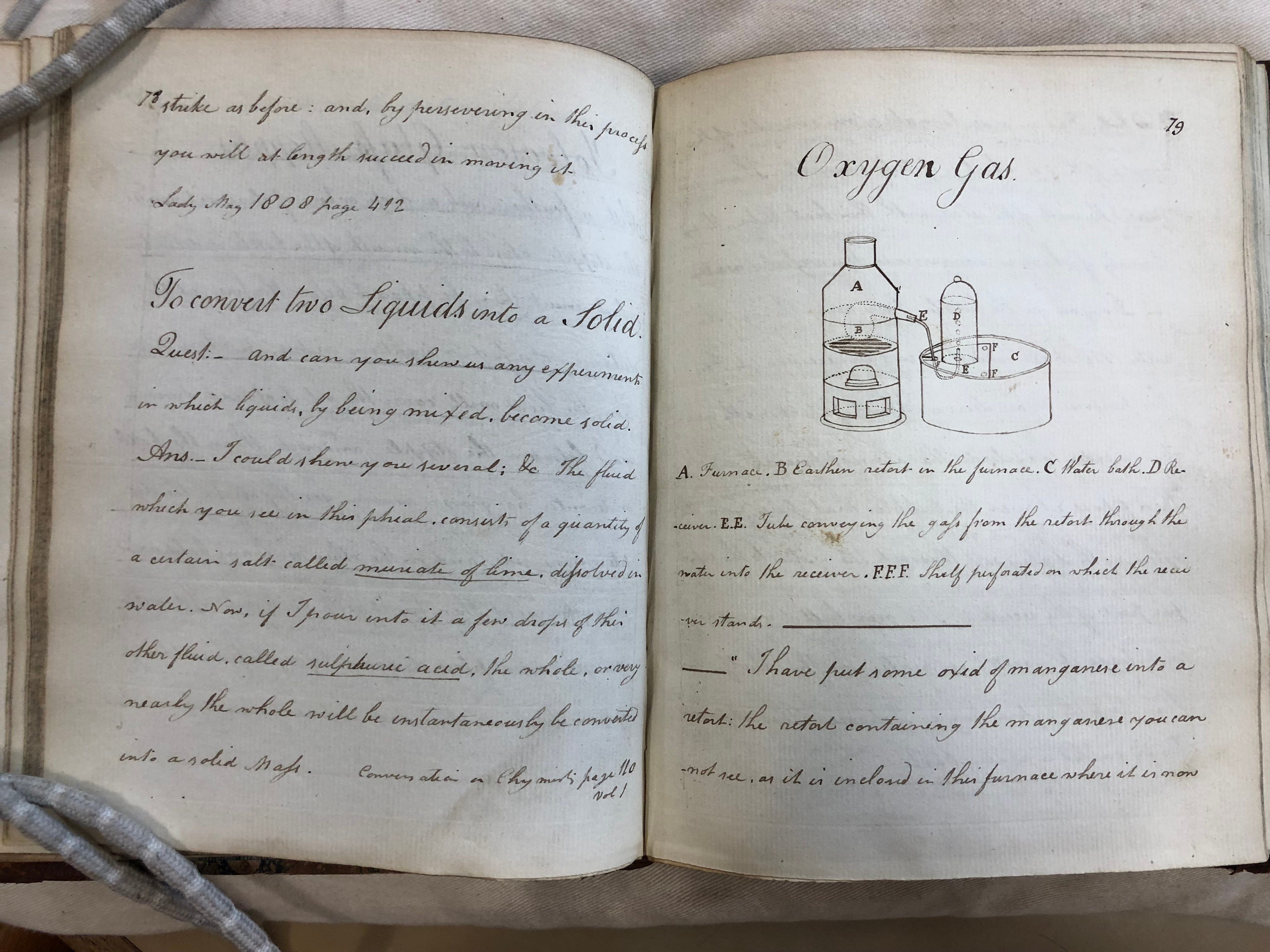 The notebooks that launched Michael Faraday's scientific career