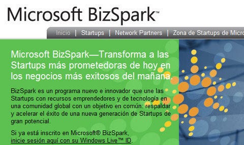 BizSpark, Microsoft regala licencias software a startups
