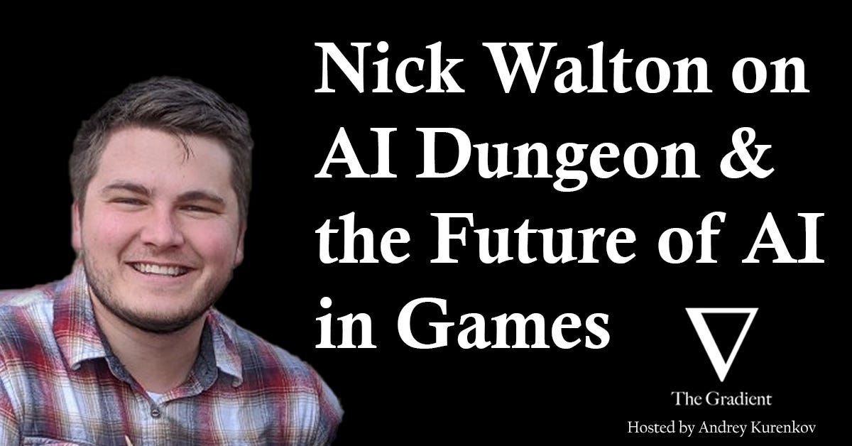 Nick Walton on AI Dungeon and the Future of AI in Games
