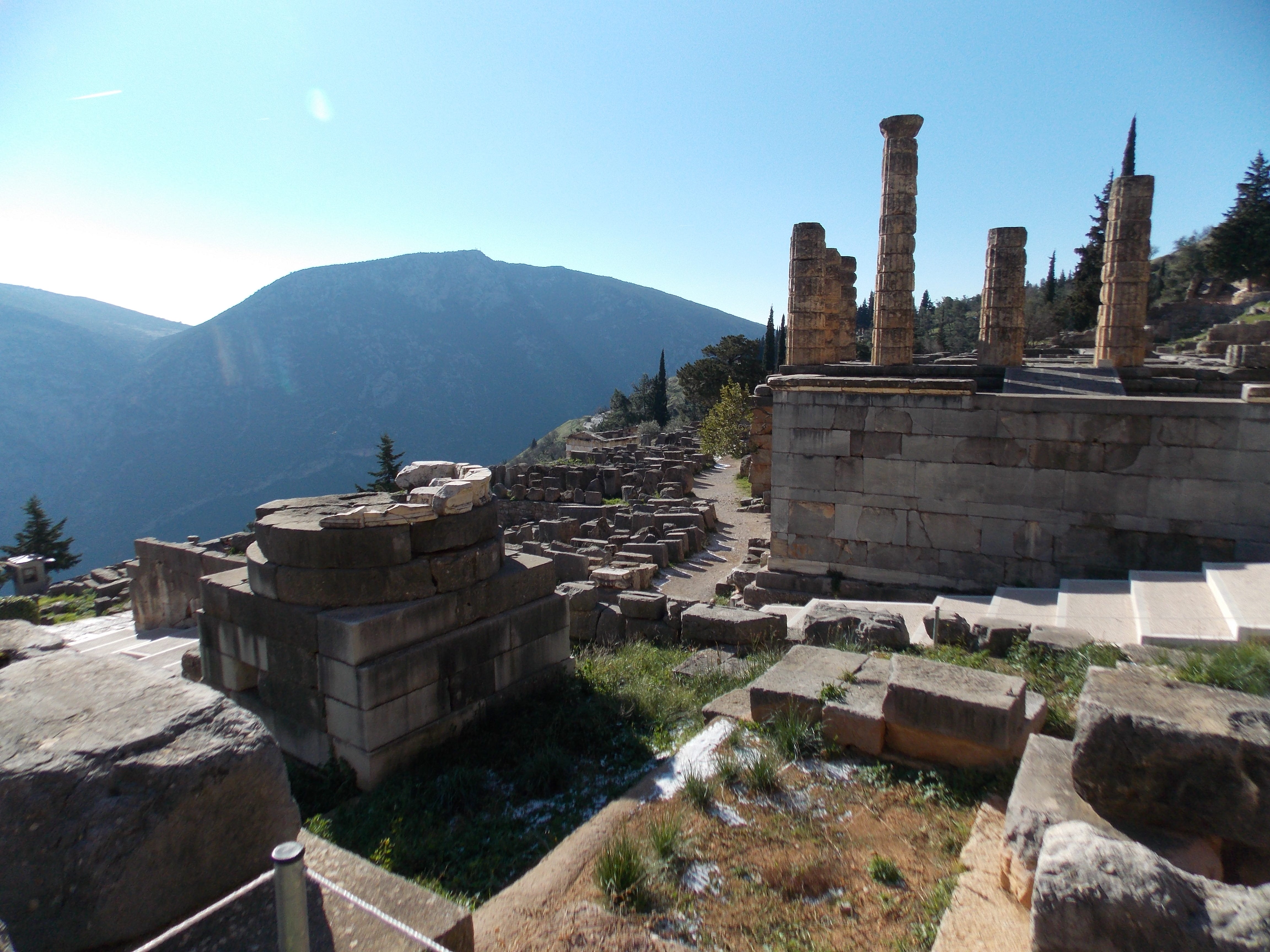Postcard #3 Delphi, Greece - by Elise Lawrence
