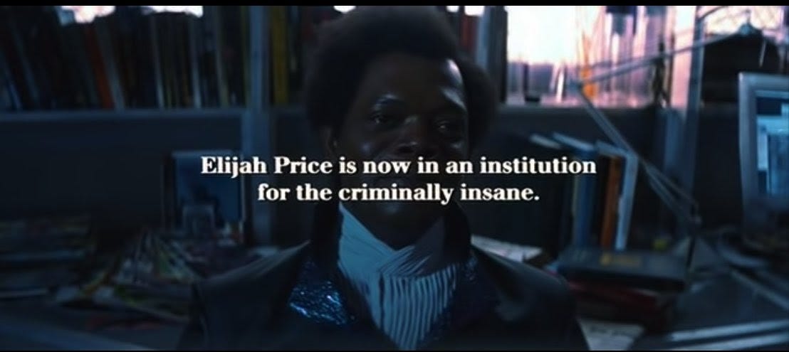 On the Unseen Alternate Endings of "Unbreakable" and "Glass"