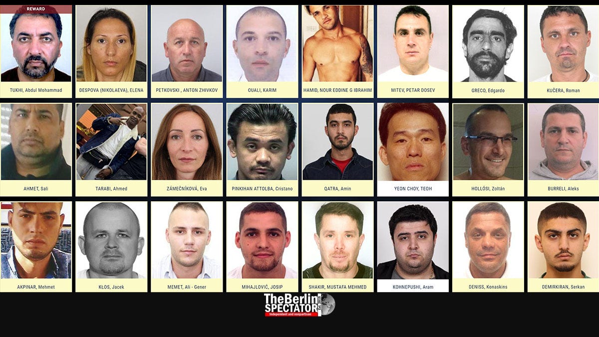 Europol’s ‘Most Wanted Fugitives’ List: Phone Book of Dangerous Criminals