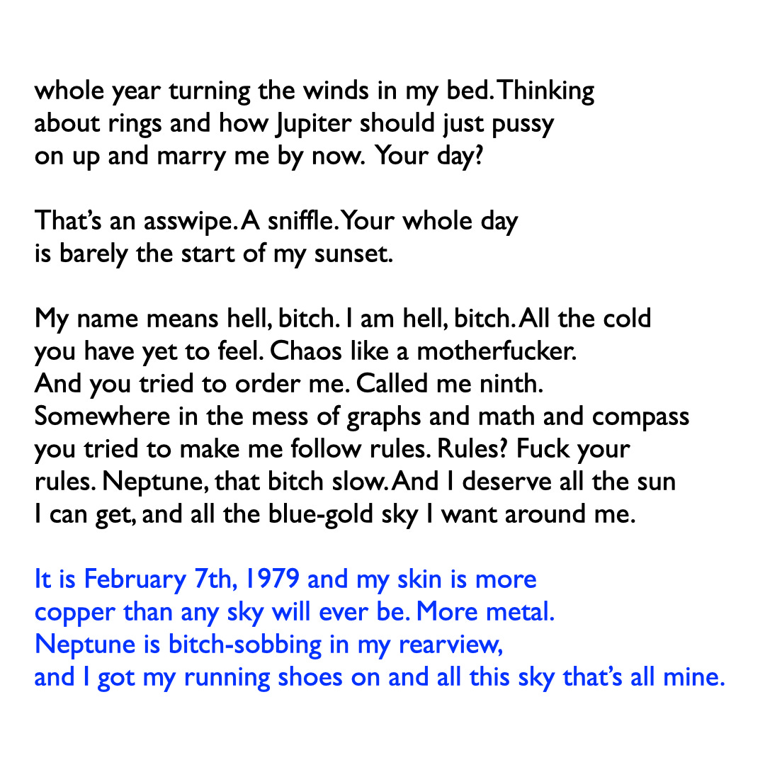 "Pluto Shits on the Universe ": A glimpse into Chaos with Fatimah ...