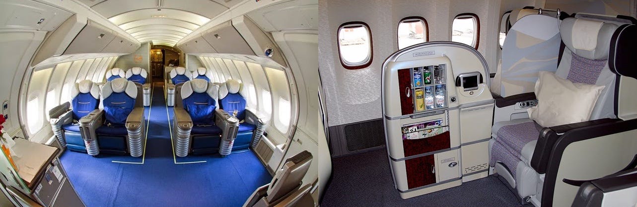 A Short History of First Class Plane Seats