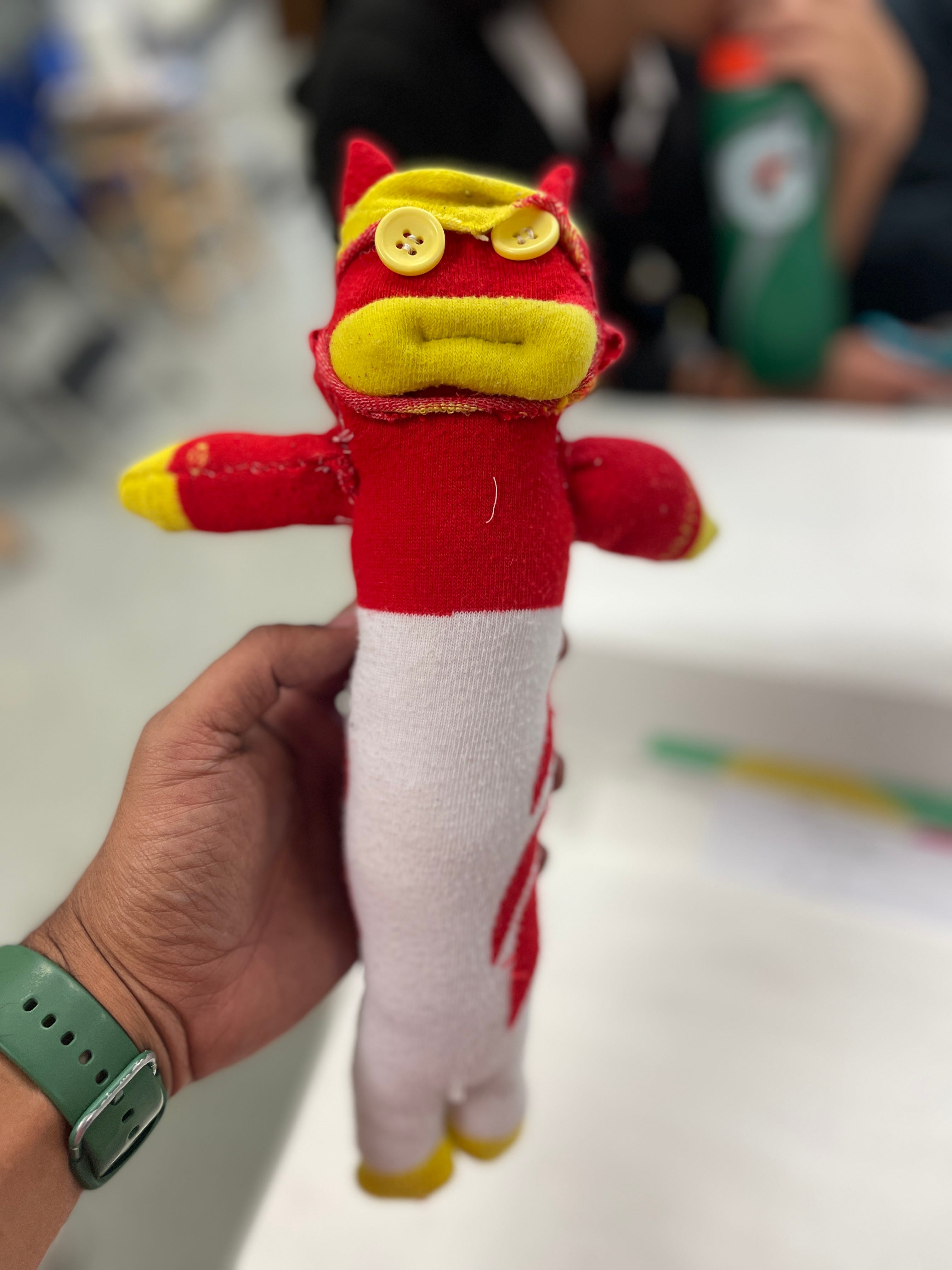 Sock Monsters in Art Class to Brighten Your Day | Curry's International ...