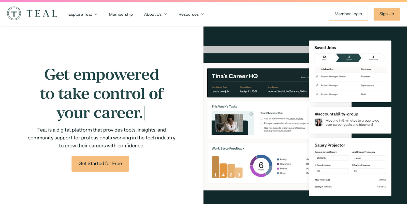 How community at Teal is core to their offering of helping people ...
