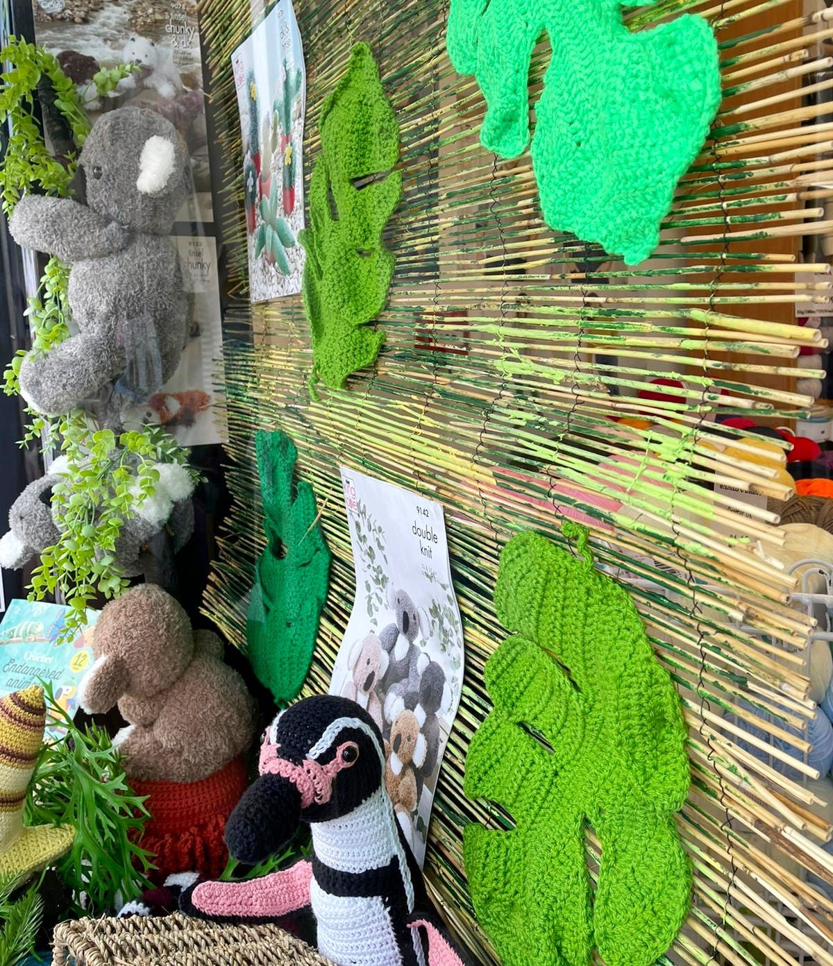 Behind the Scenes: Endangered Animals Window