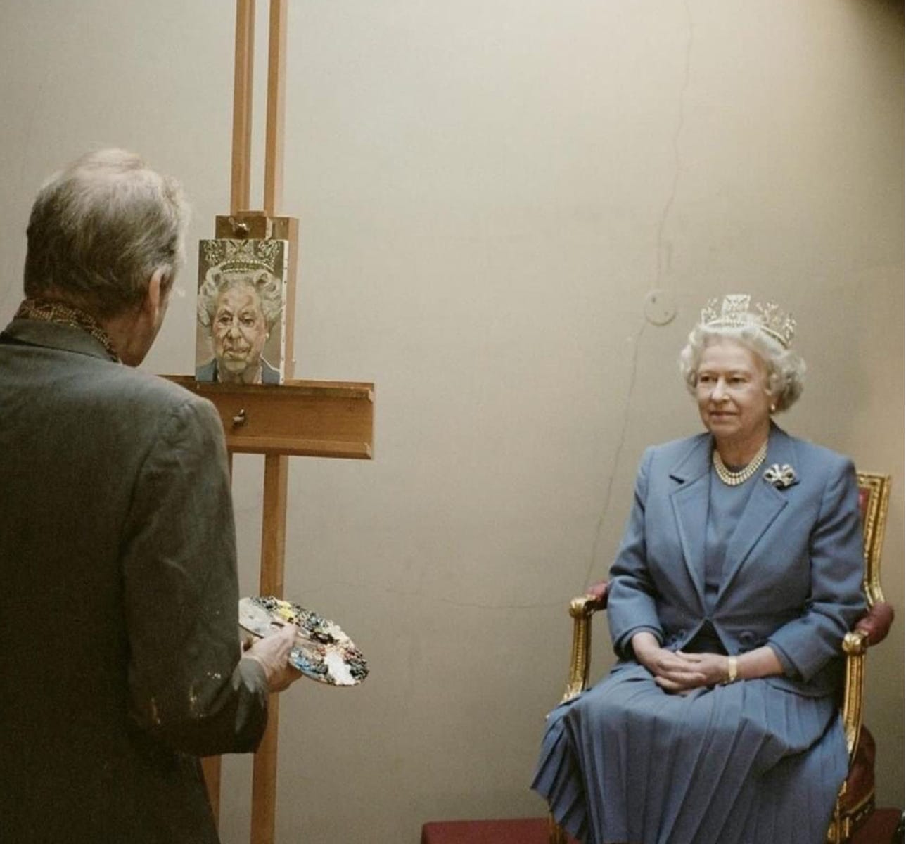 The Queen, Freud, Warhol and - by Jeanne Pope