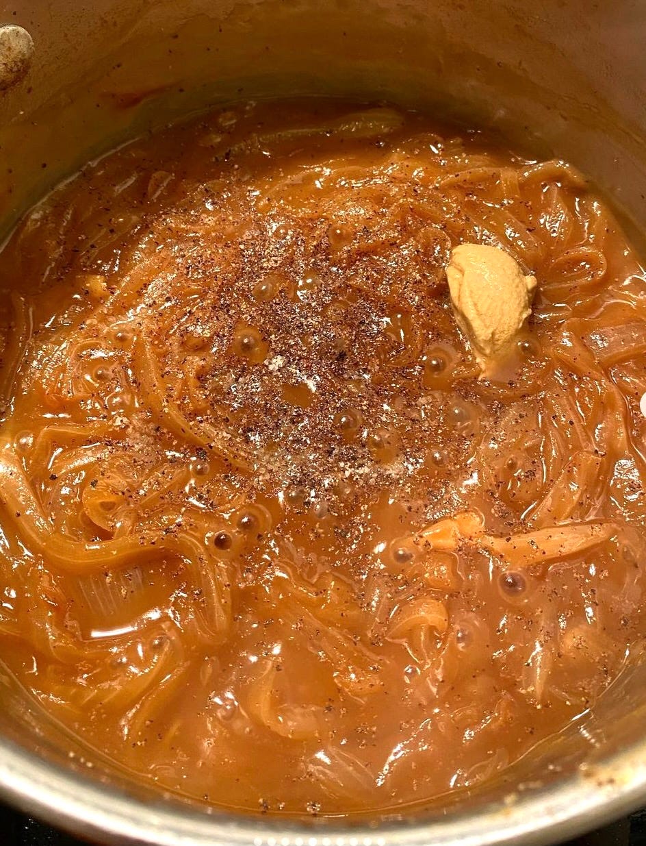 Onion gravy - by Anjali Sundaram - Cooking For One