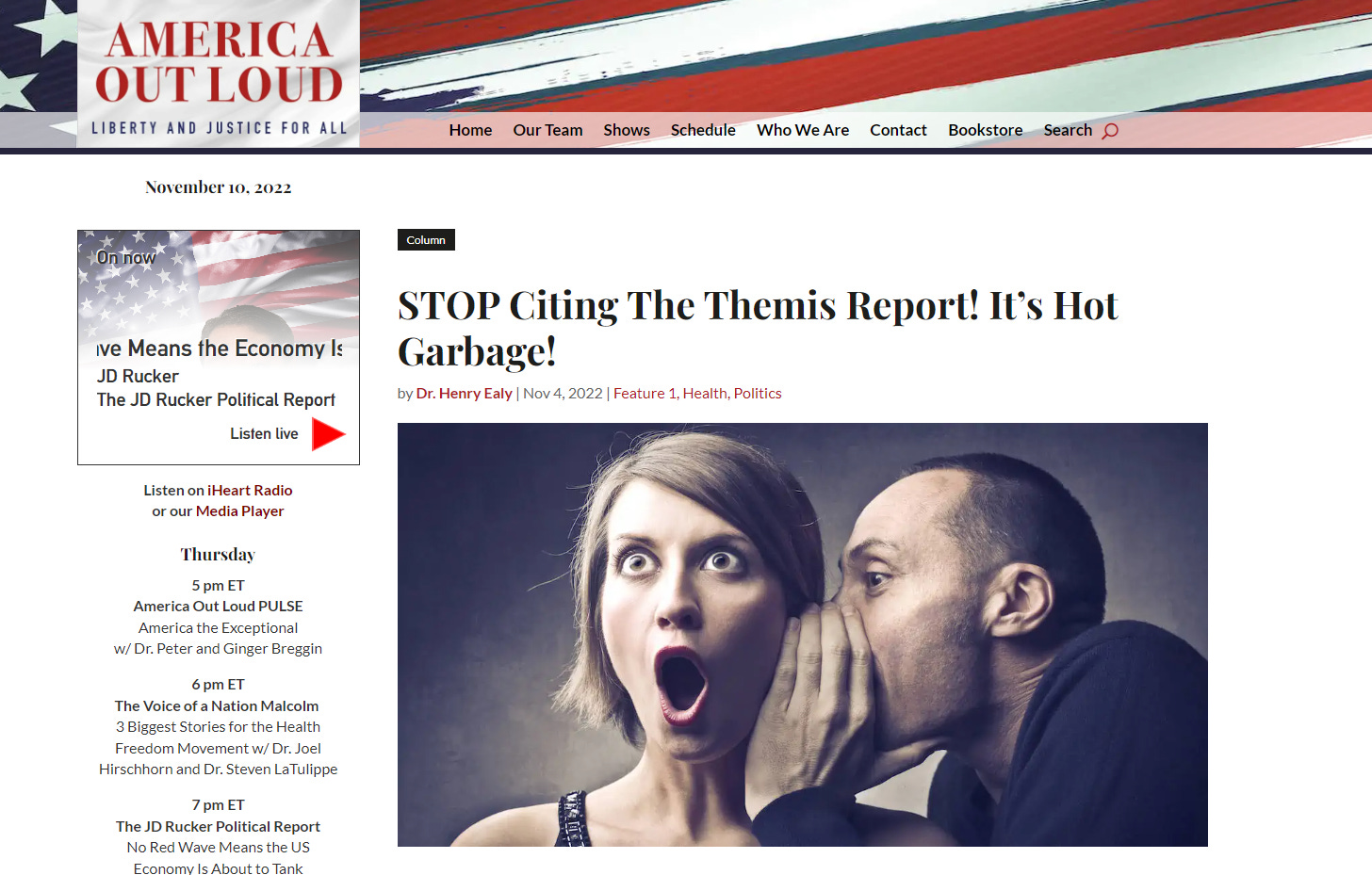 The Themis Report: A Documented War/Espionage Tale?