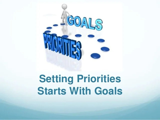5 Principles of Priority Setting - by Adeniyi Ologunleko