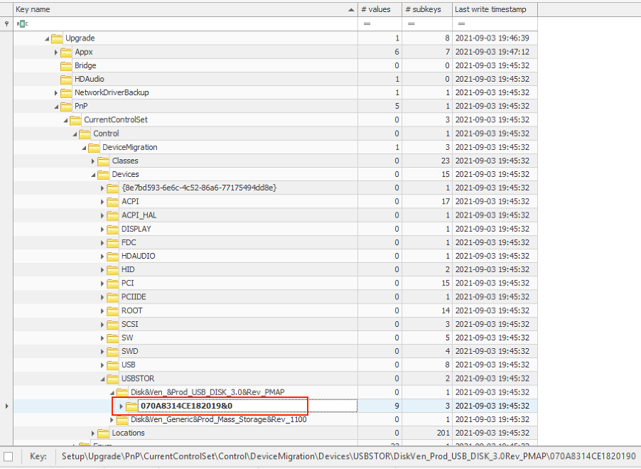 Windows updates and anti-forensics (part 1, USB devices)