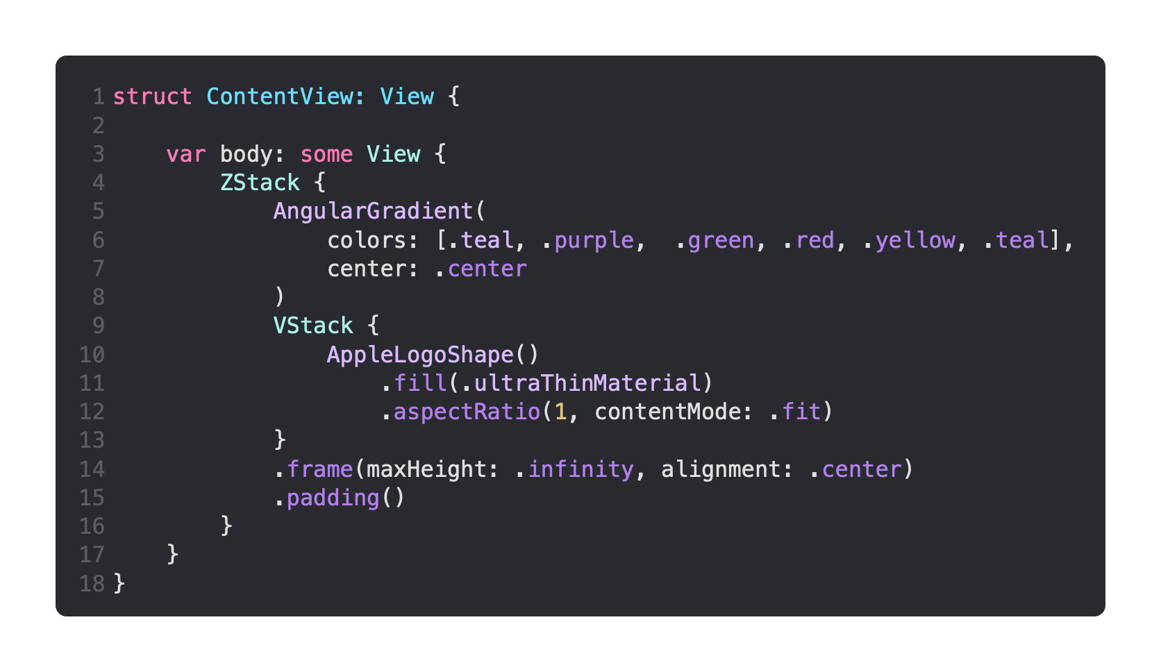 Recreate The Apple Logo Using a SwiftUI Path With Only 7 Points