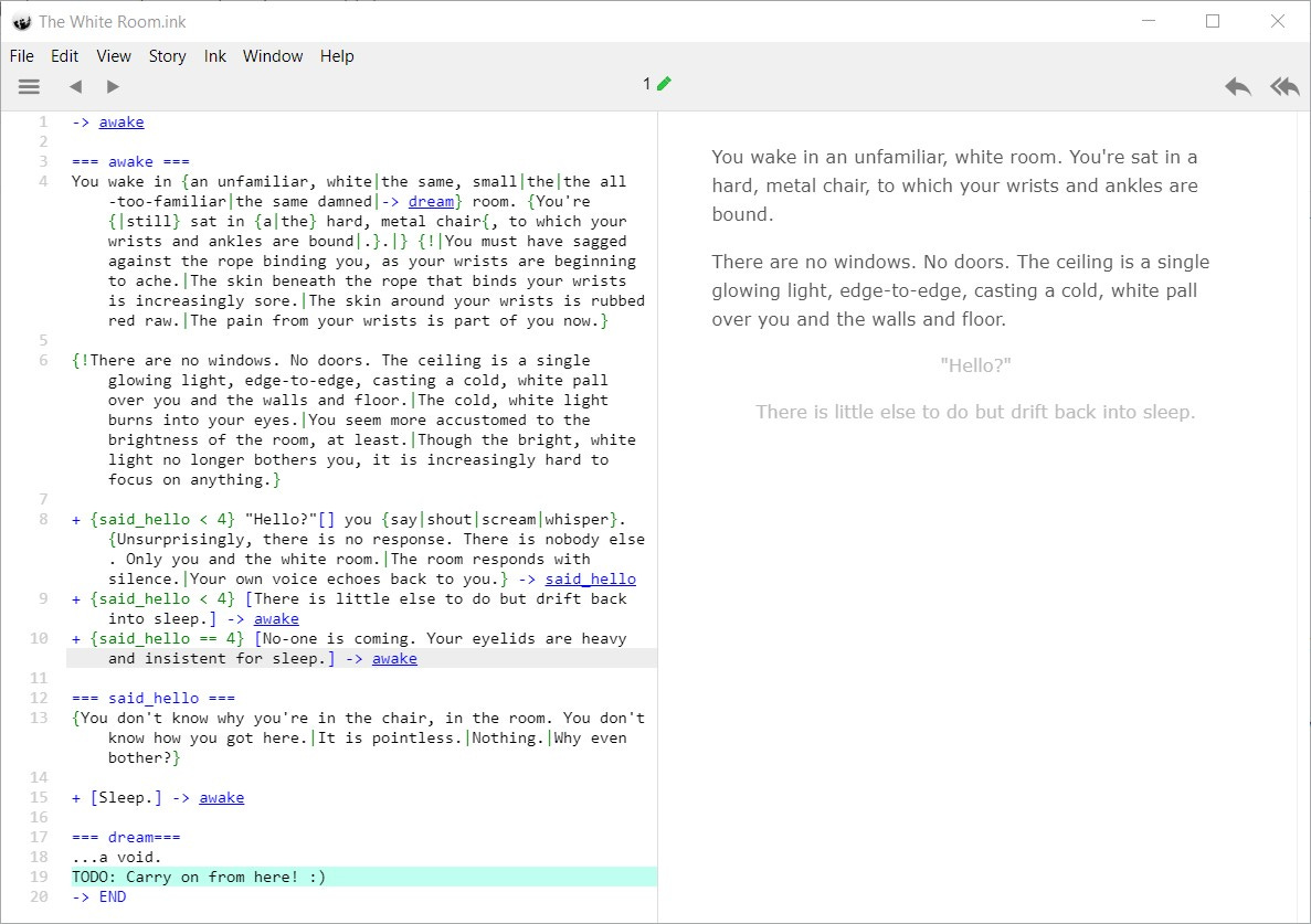 Getting started with interactive fiction