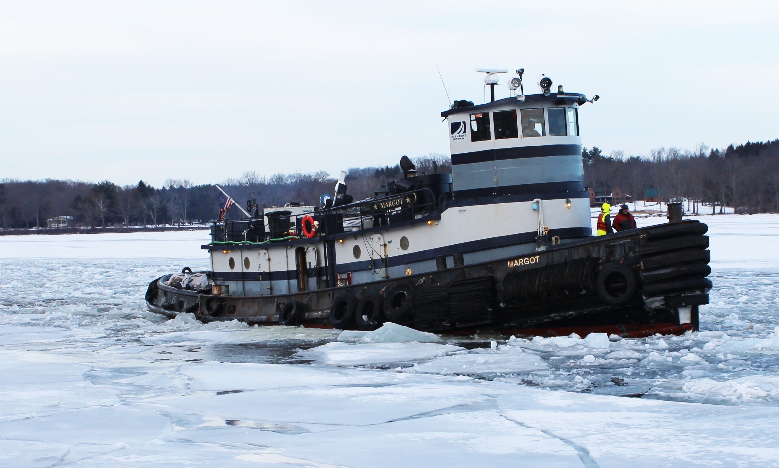 Breaking ice - by John Garver