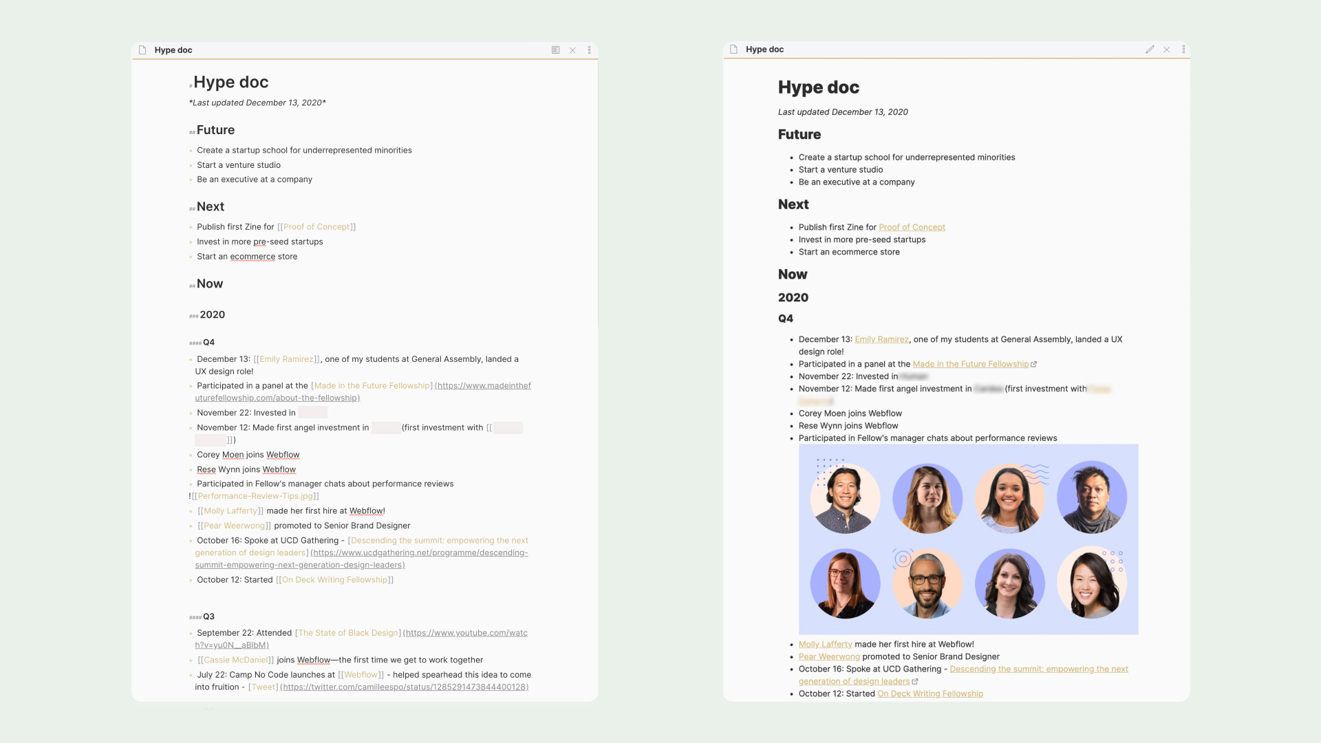 Your Career Hype Doc - by David Hoang - Proof of Concept