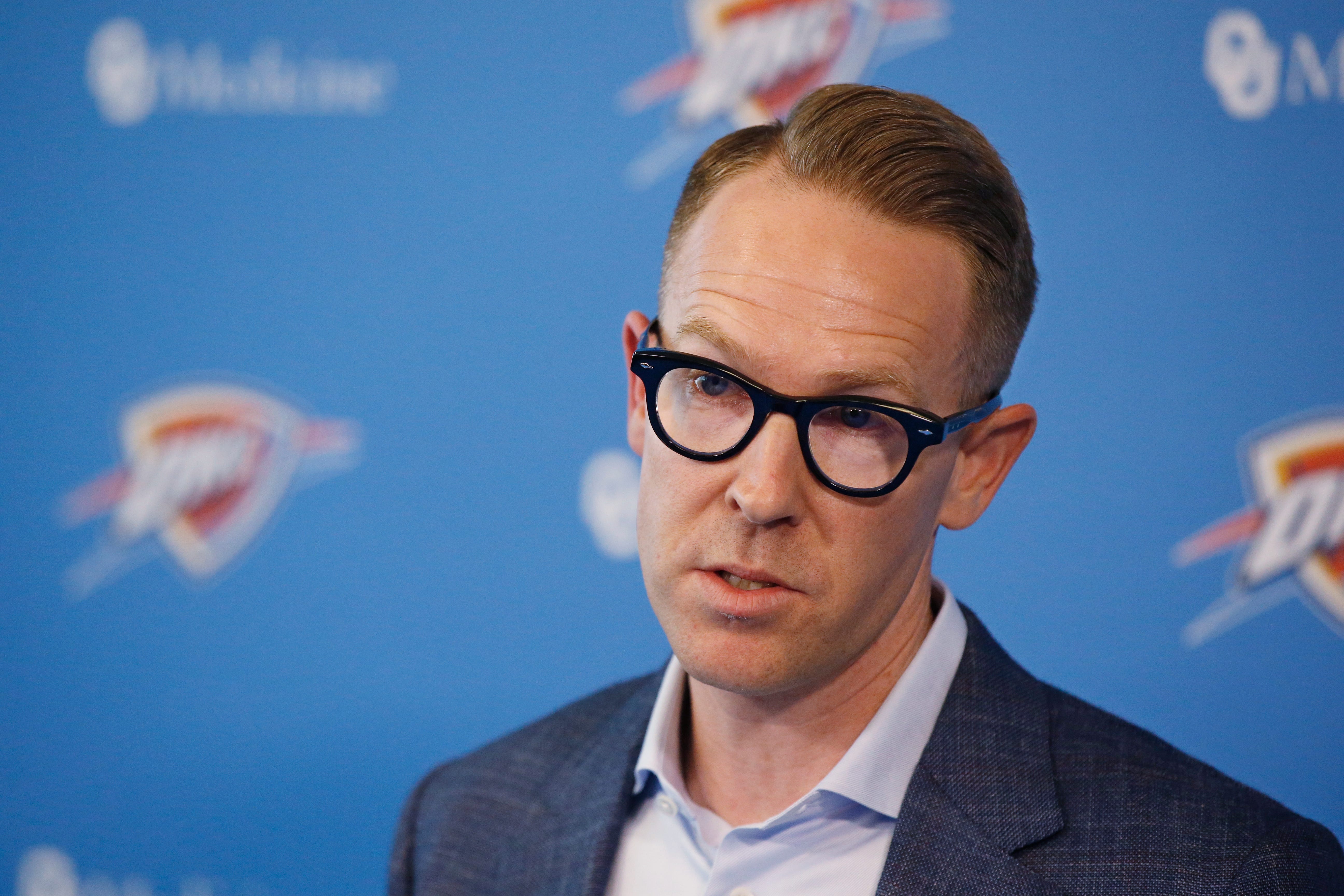 Playoffs? You kidding me? Playoffs? Finally, Sam Presti and the Thunder ...