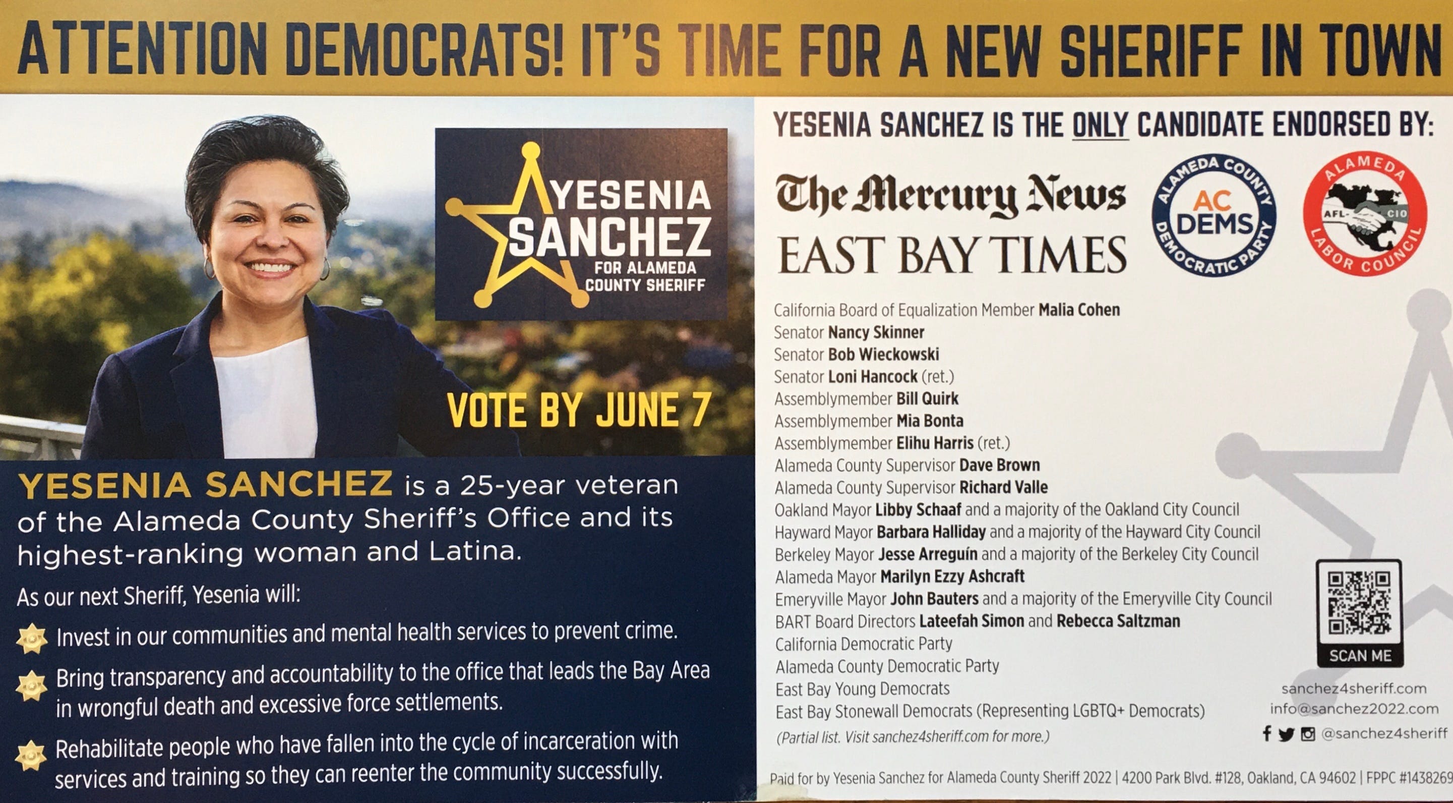 Major hit pieces arrive in Alameda County races just days before ...