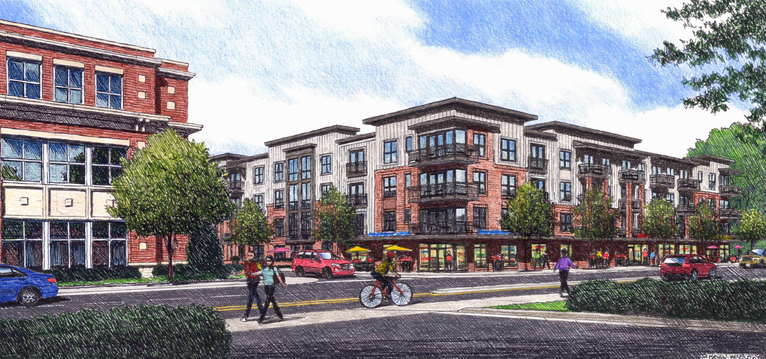 The hot debate over Huntersville's downtown