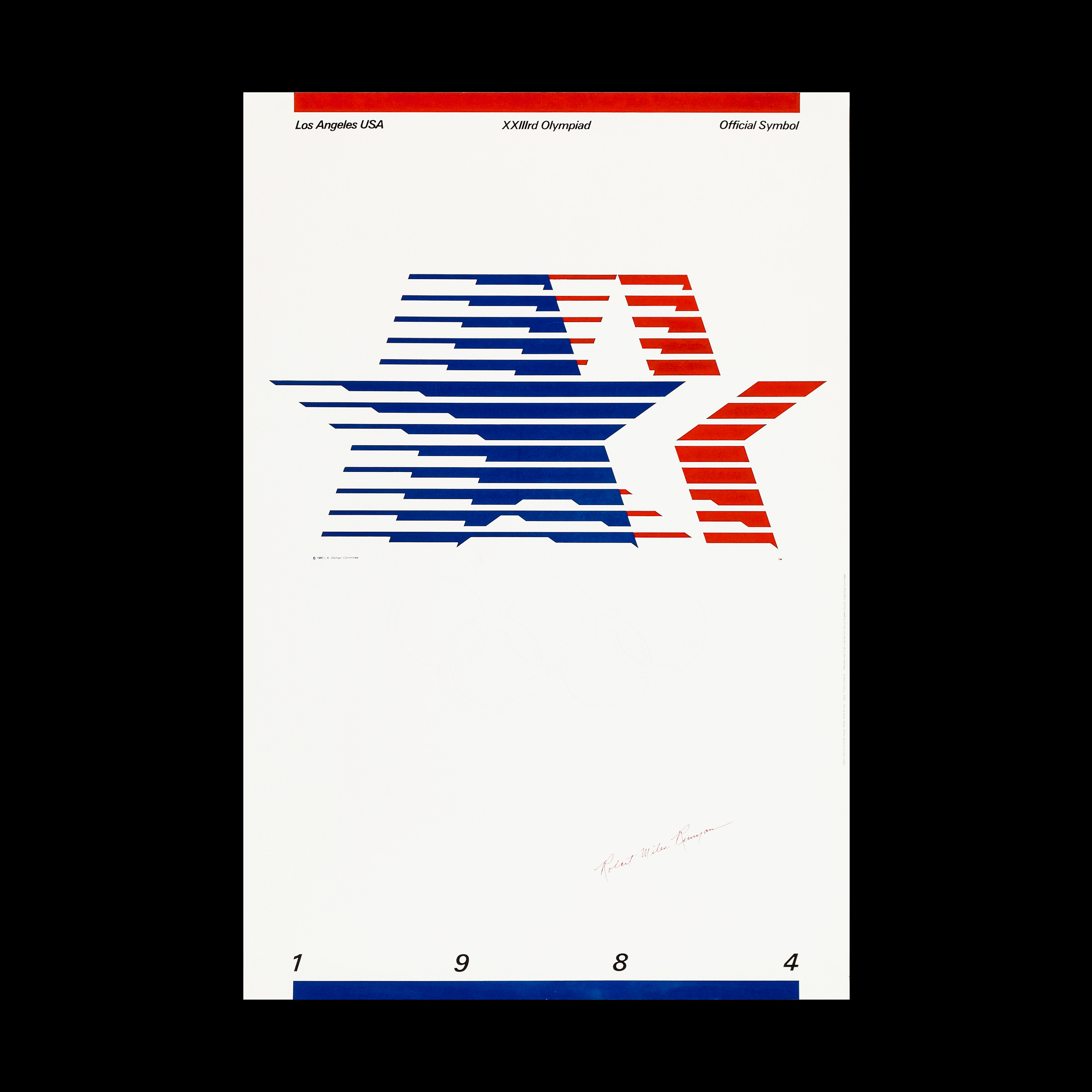 Los Angeles 1984 Logo Design History - by Richard Baird