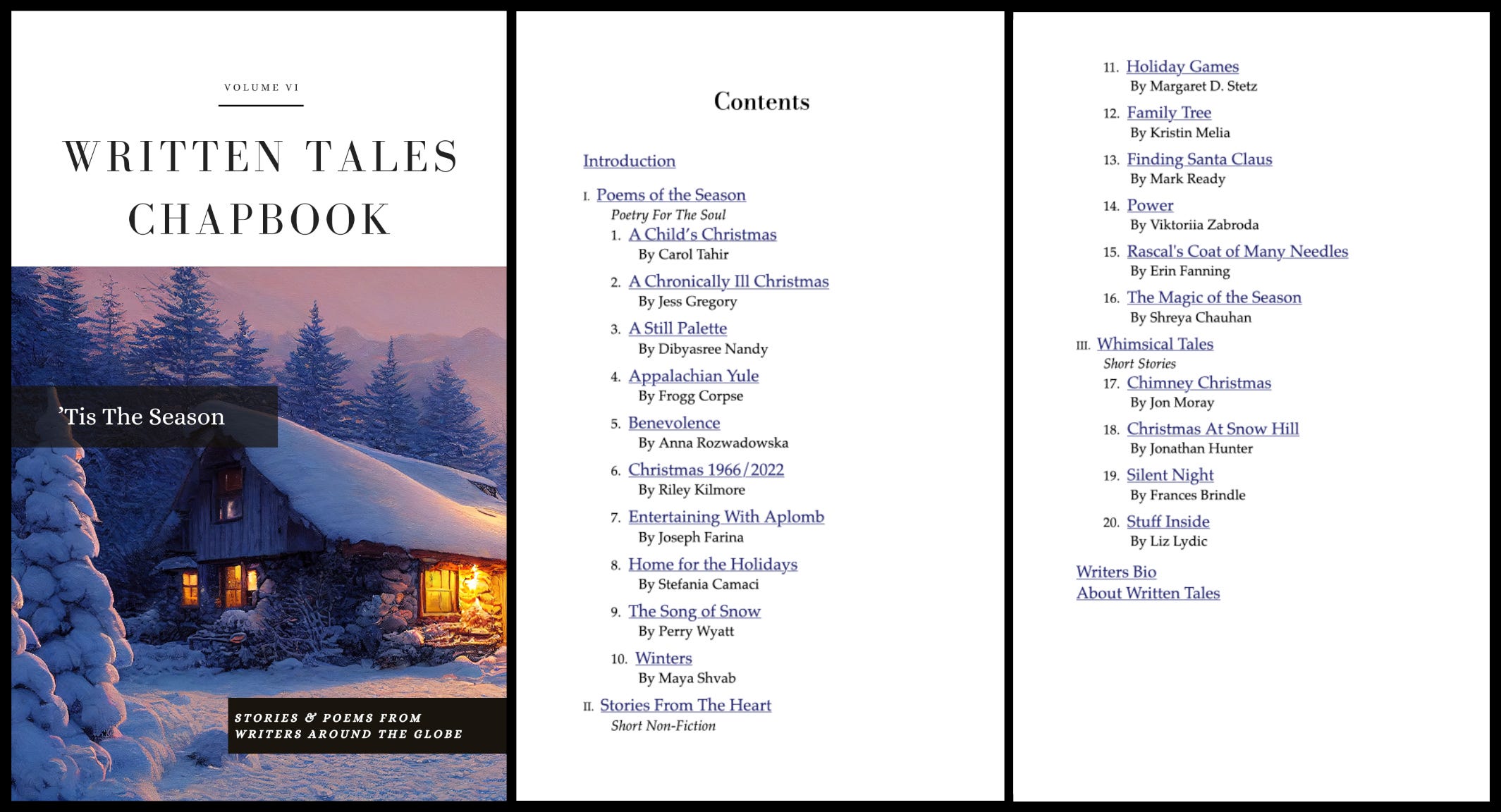 Written Tales Chapbook VI - Written Tales Magazine