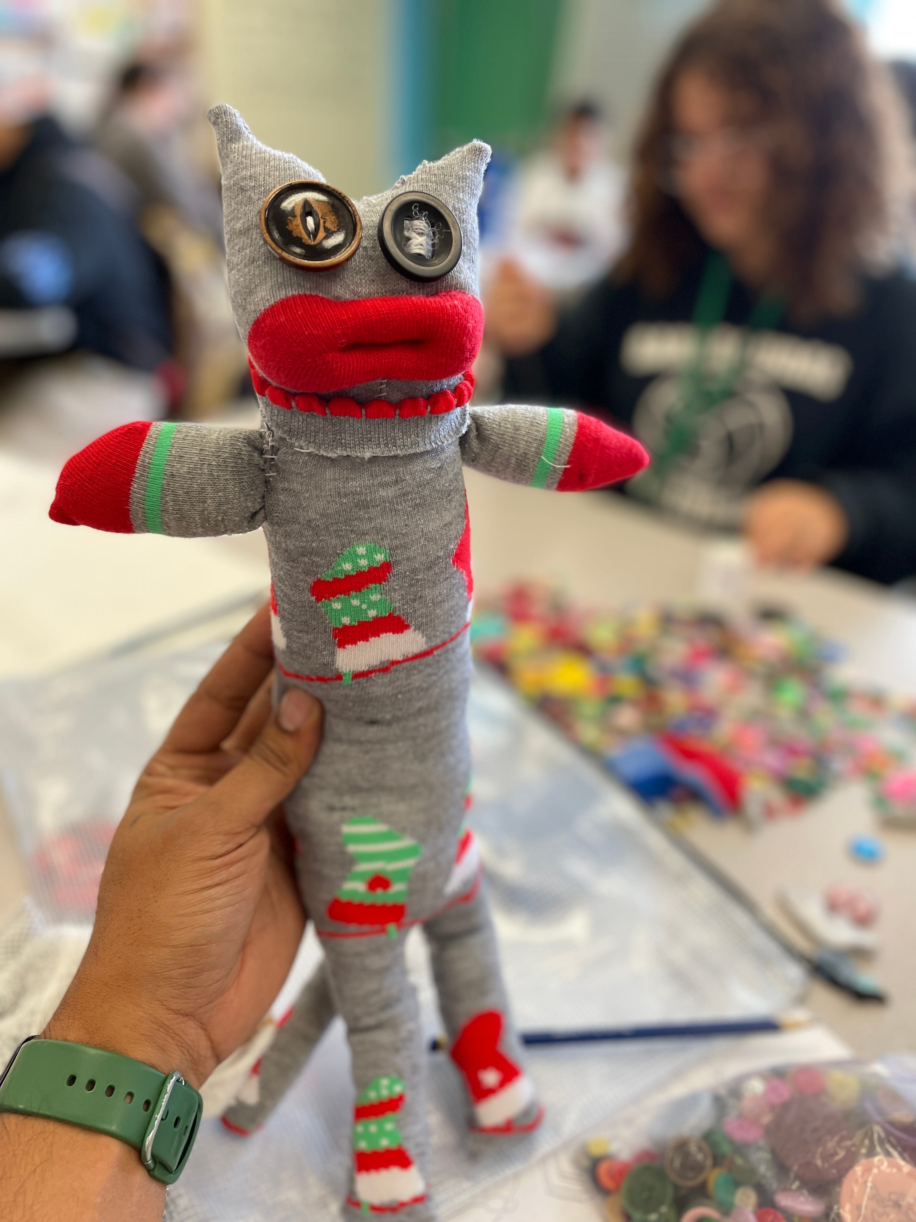 Sock Monsters in Art Class to Brighten Your Day | Curry's International ...