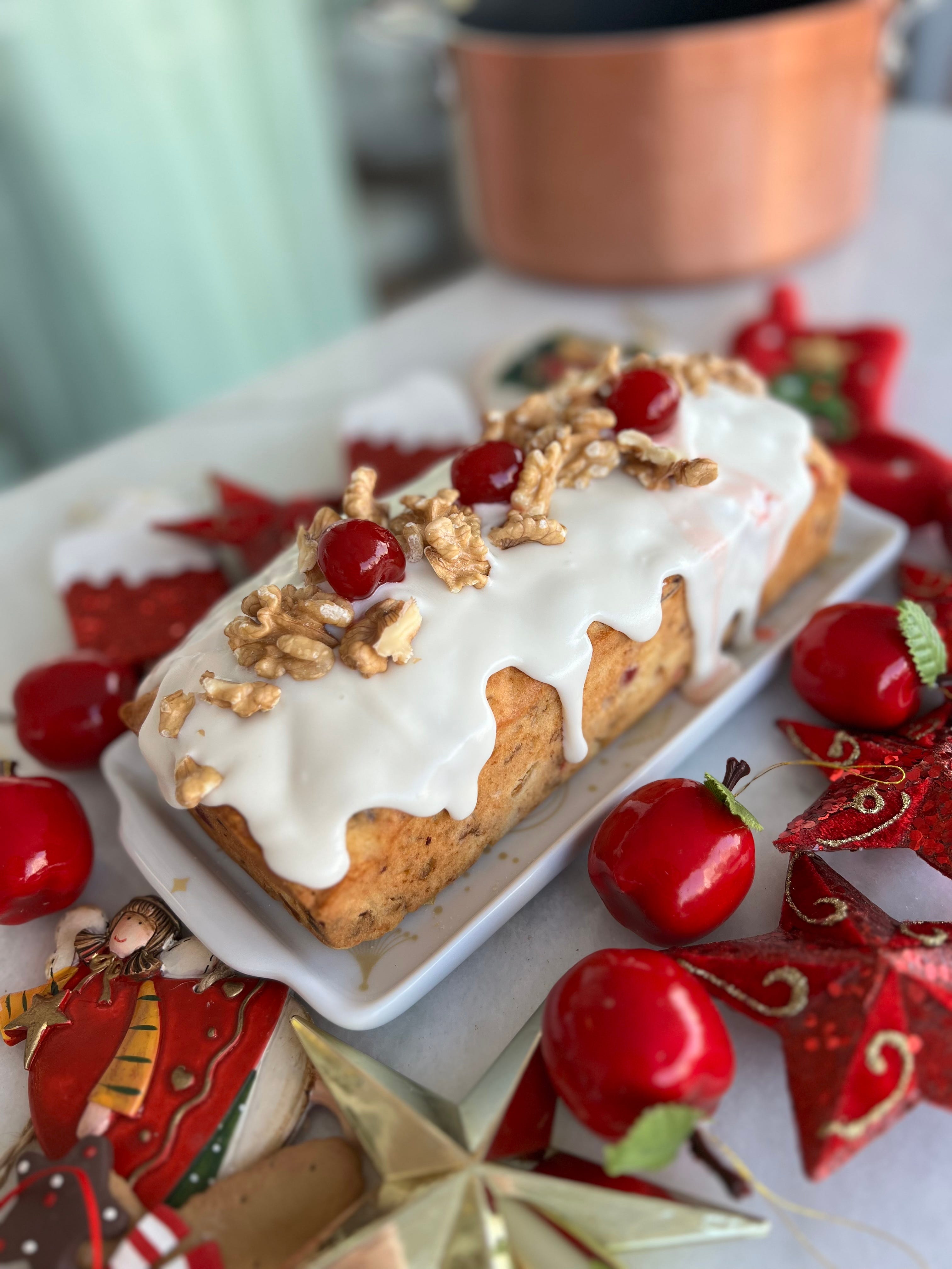 Bolo de frutas - by Otavia Sommavilla - Fazendo um doce