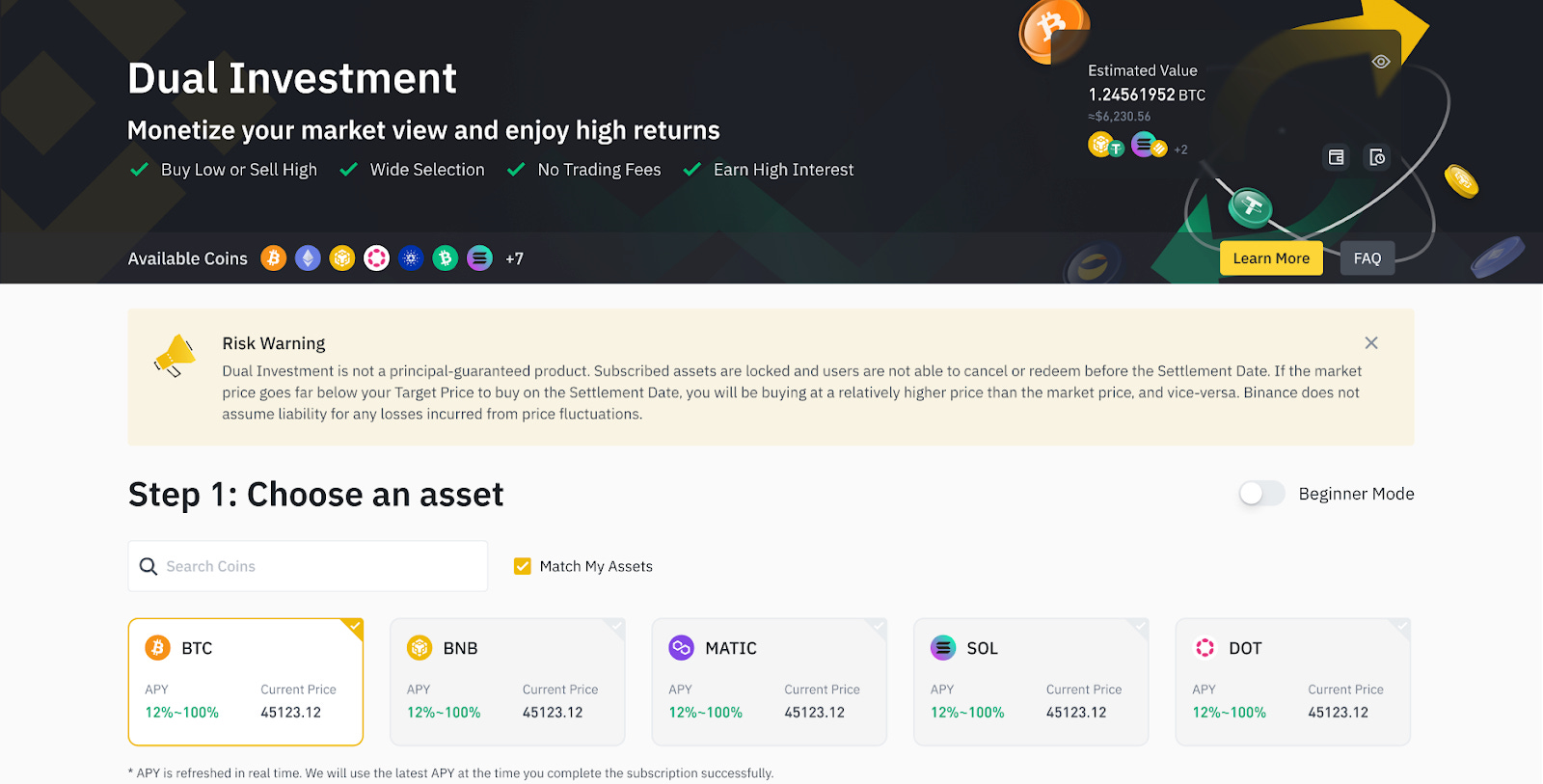 Binance Dual Investment Explained