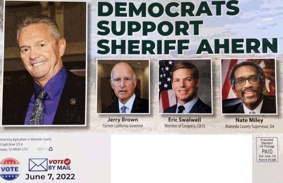 Rebecca Kaplan's campaign helped an IE supporting Sheriff Greg Ahern's ...