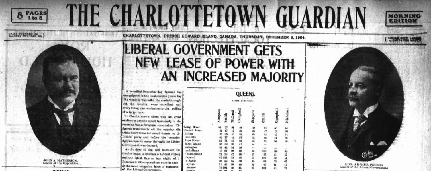 #EveryElectionProject: Prince Edward Island