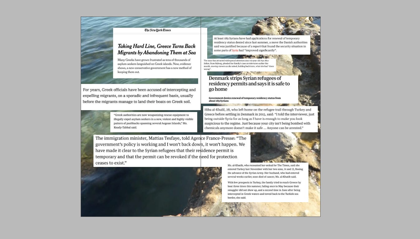 Weaving a story using words and images - by Lara Atallah