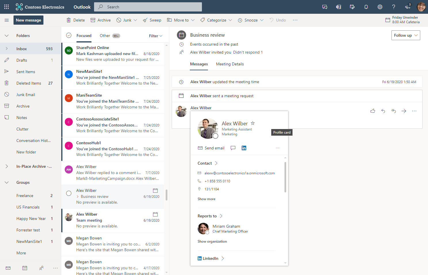 My life at Contoso Inc. - by Mark Kashman - The KashBox
