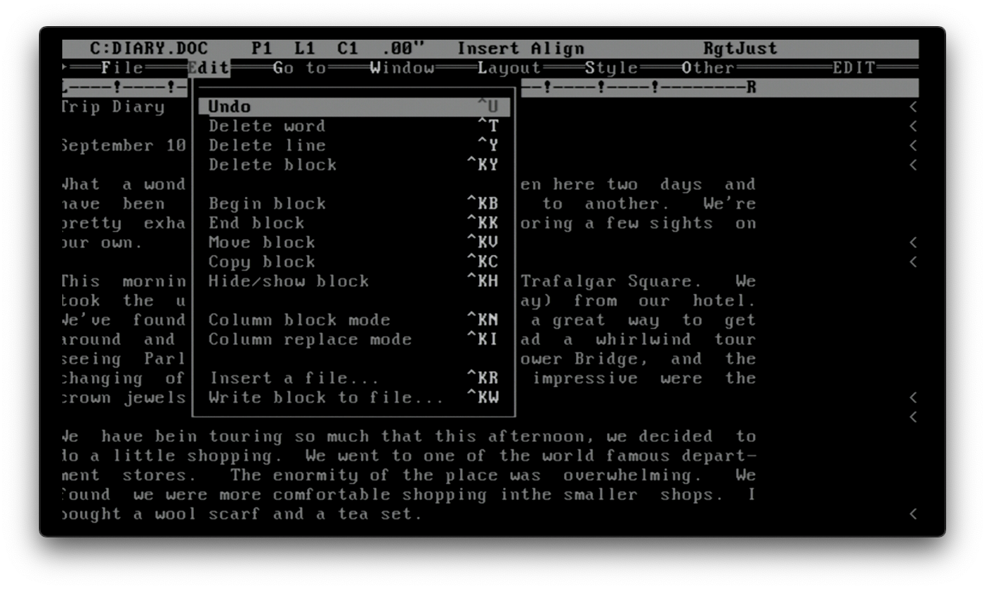 The History of Wordstar - by Bradford Morgan White