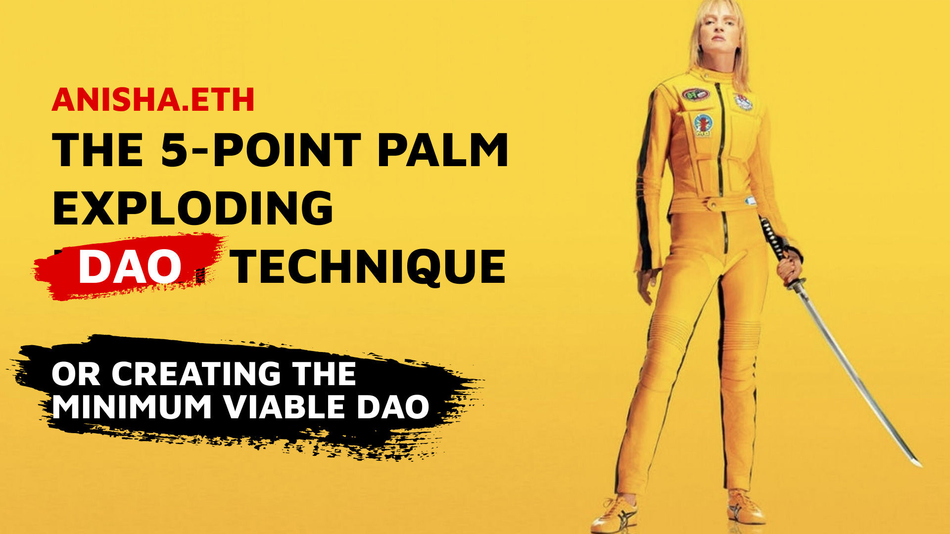 The Five-Point Palm Exploding DAO Technique