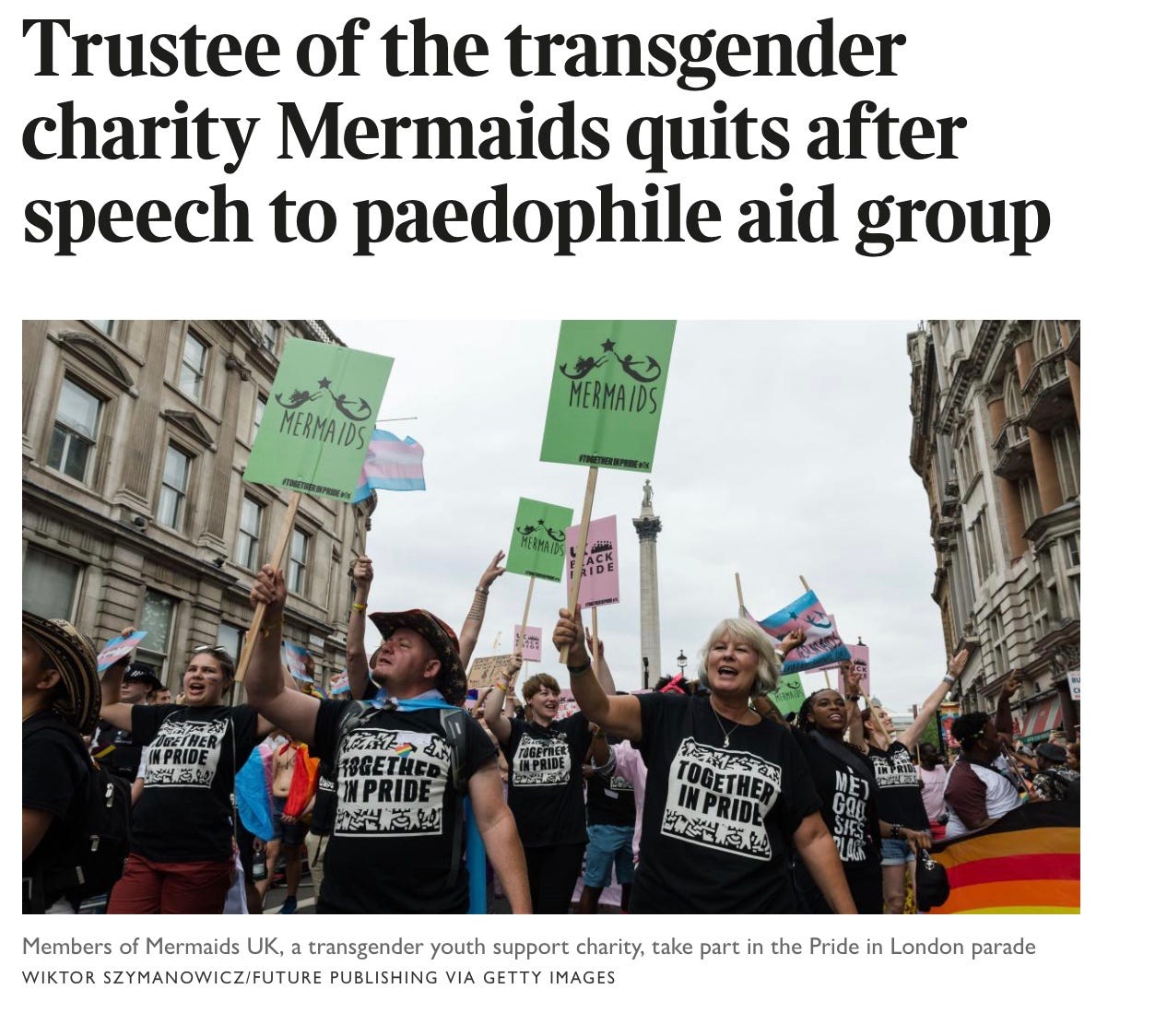 Mermaids and the worldwide push to normalise paedophilia