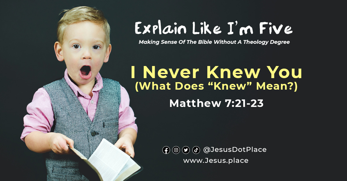 Explain Like I'm 5: I Never Knew You - by Tim Soper