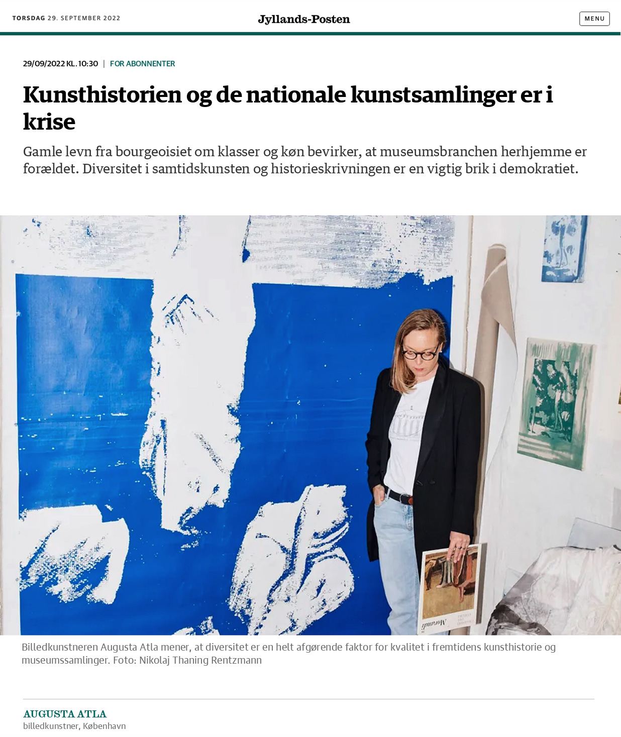 Art History and National Art Collections in Crisis