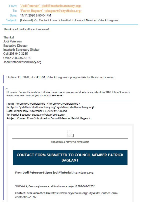 IFS Coordinated with City Since Begining - by Rory Hester